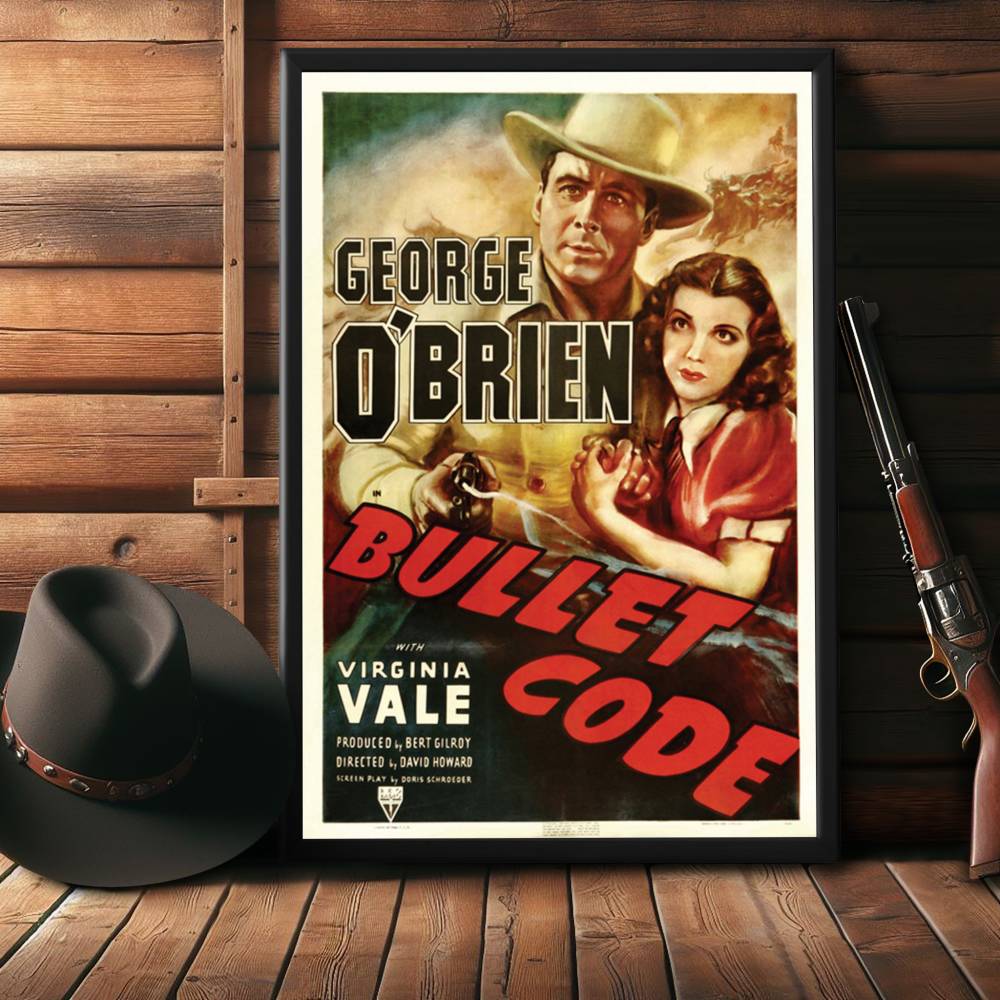 "Bullet Code" (1940) Framed Movie Poster – Galerezo