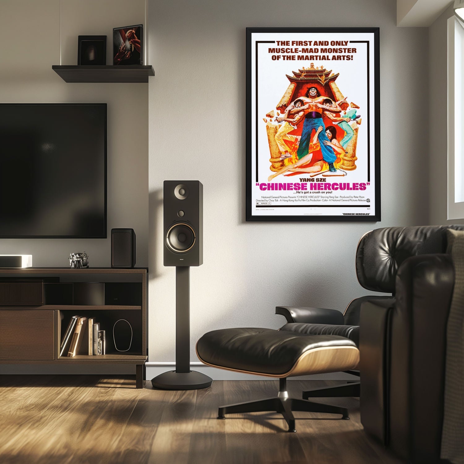 "Chinese Hercules" (1974) Framed Movie Poster – Galerezo