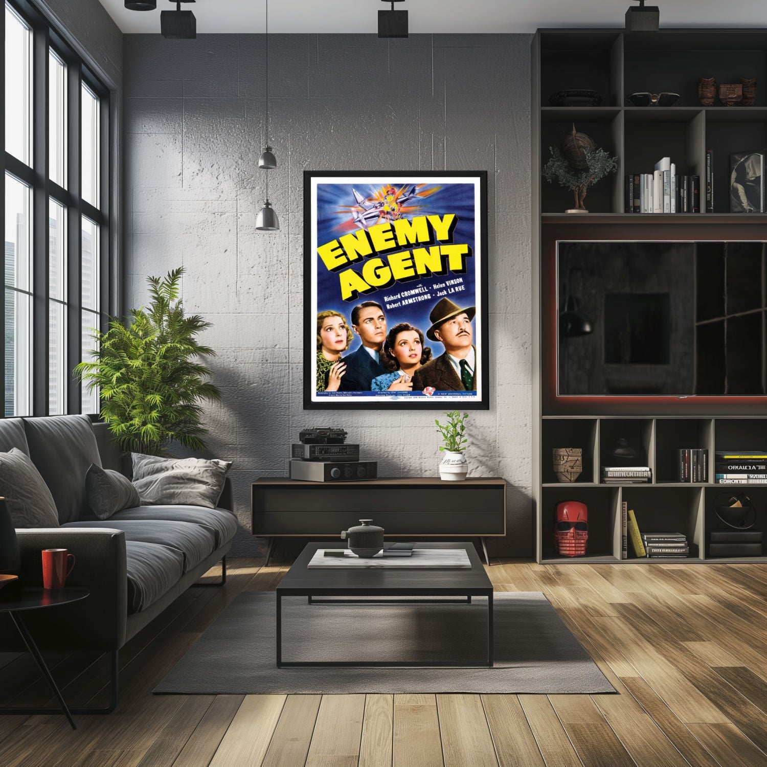 "Enemy Agent" (1940) Framed Movie Poster – Galerezo
