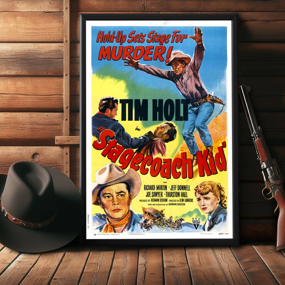 "Stagecoach Kid" (1949) Framed Movie Poster – Galerezo