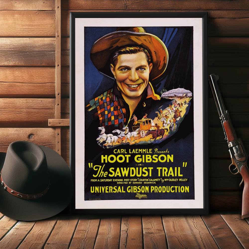 "Sawdust Trail" (1924) Framed Movie Poster – Galerezo